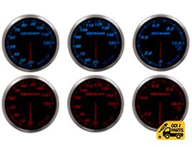 Honda Civic Type R FD2R MUGEN Assist Meters - Water/Oil Temp and Oil P ...