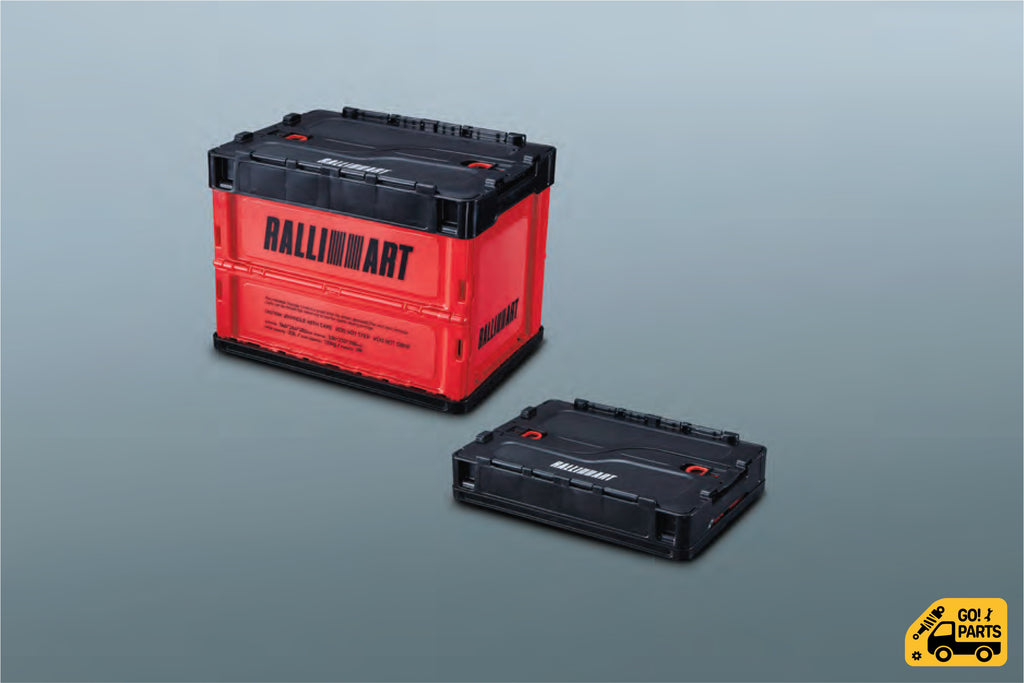 Mitsubishi "RALLIART" 20L Folding Container Crate Box – Go! Parts ...