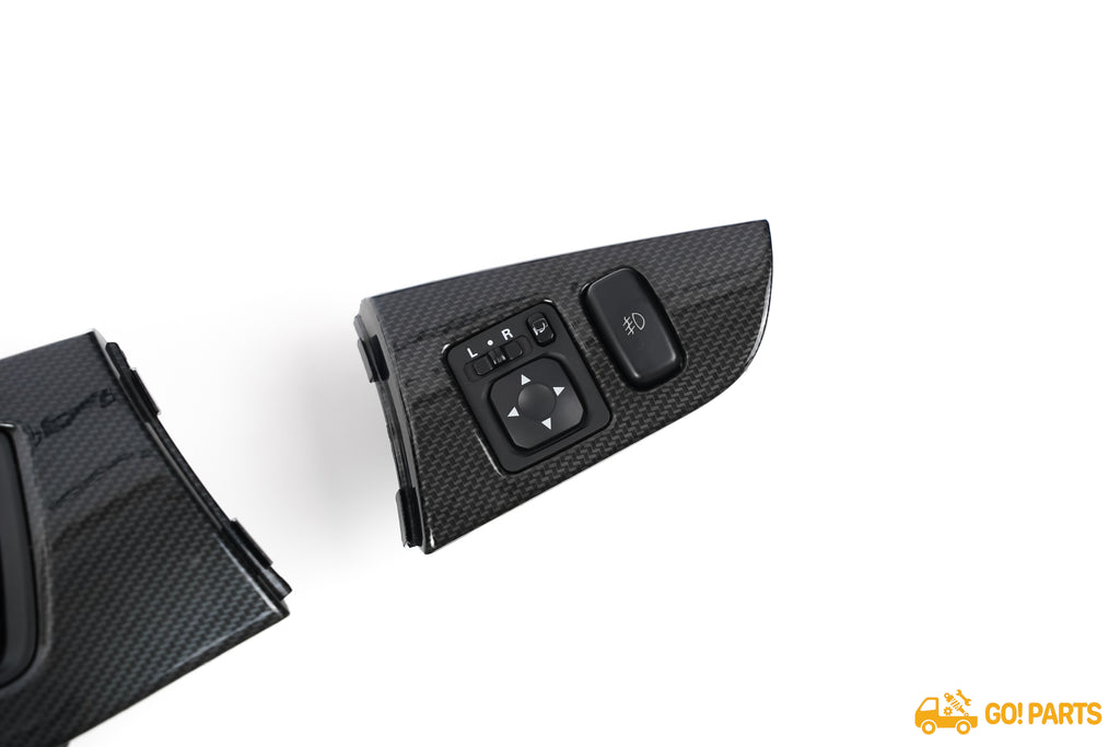 Genuine RALLIART Carbon Dash Trims for Mitsubishi Evo 7 8 9 CT9A CT9W ...