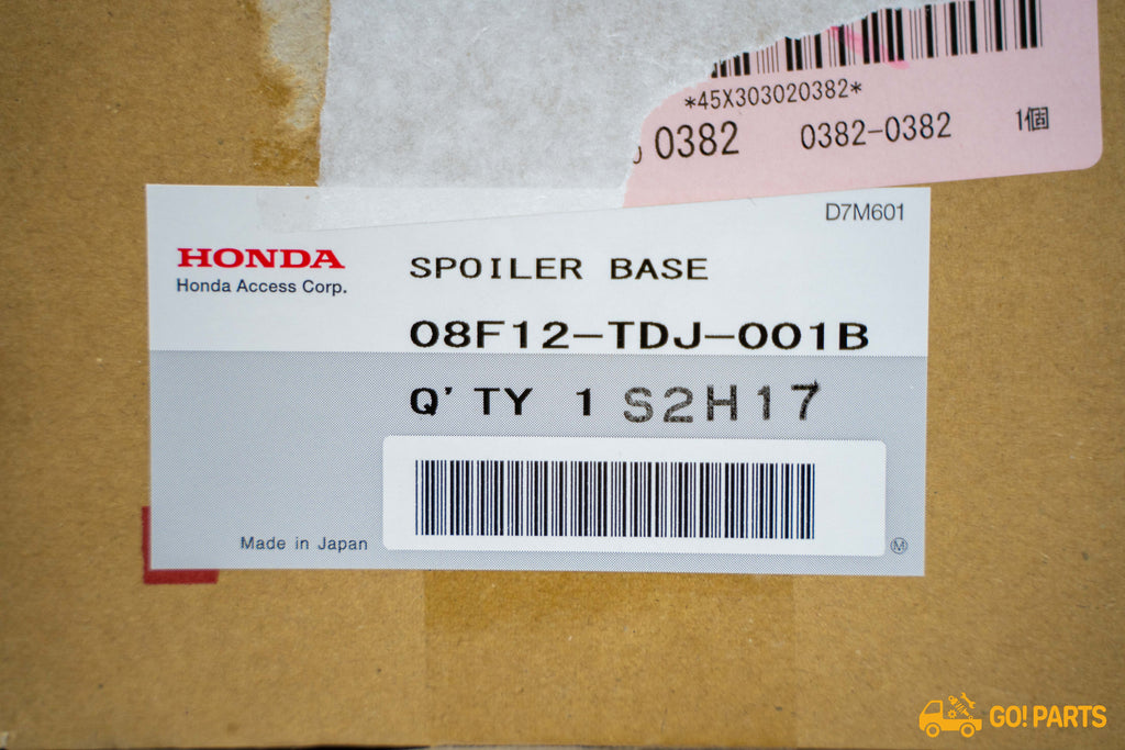 Honda S660 Genuine Rear Spoiler Base Kit (08F12-TDJ-001B) – Go! Parts ...