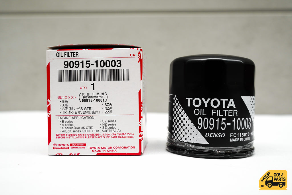 Toyota Oil Filter 90915-10003 Genuine OEM Corolla C-HR Altezza MR2(SW2 ...