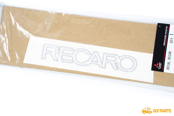 Genuine Mitsubishi Evolution "RECARO" Emblem (MR957483) – Go! Parts ...