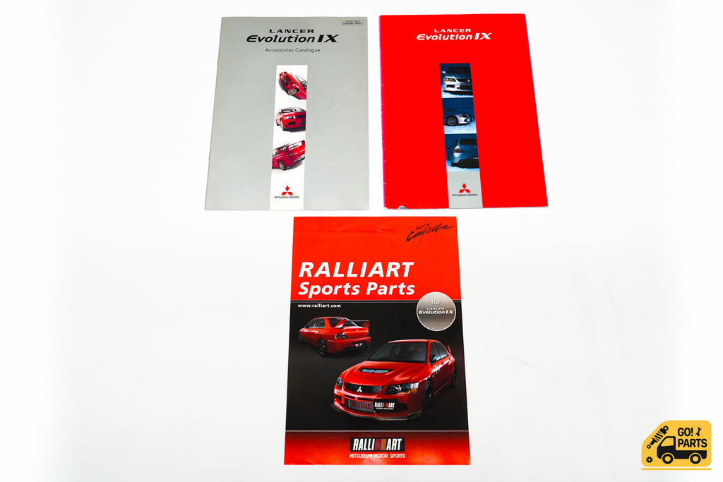 Mitsubishi Lancer Evolution Evo 9 CT9A RALLIART Brochure Magazine Set ...